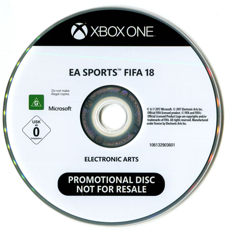 FIFA 18 cover or packaging material - MobyGames