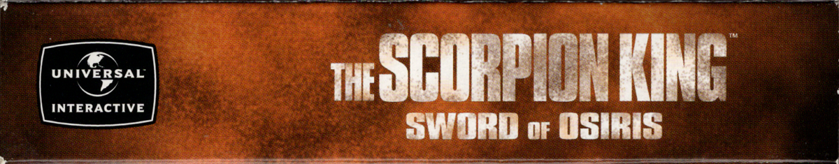 The Scorpion King: Sword of Osiris cover or packaging material - MobyGames