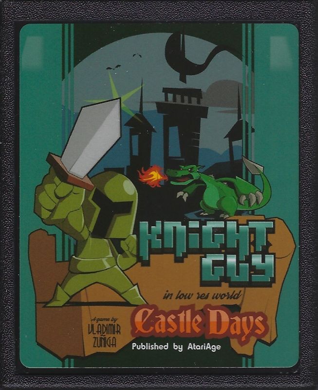 Knight Guy in Low Res World: Castle Days cover or packaging material ...