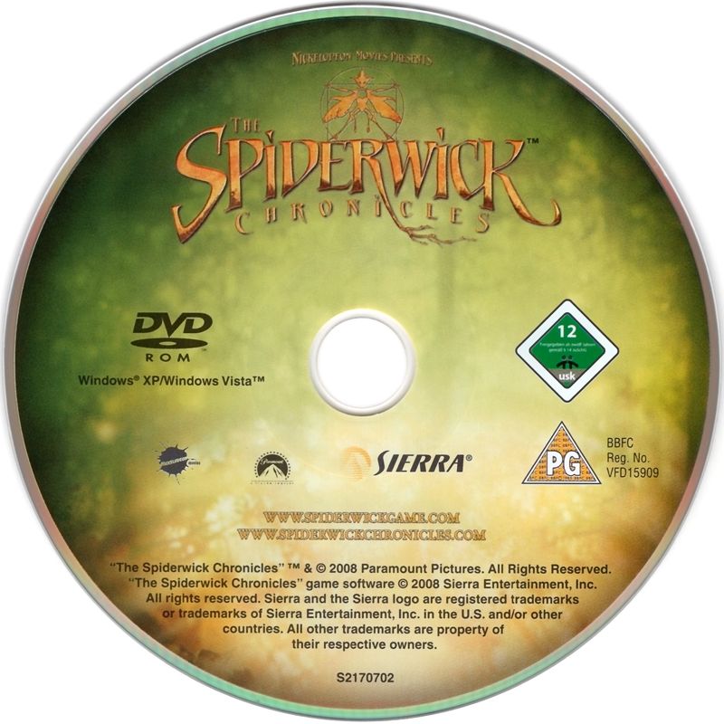 The Spiderwick Chronicles cover or packaging material - MobyGames