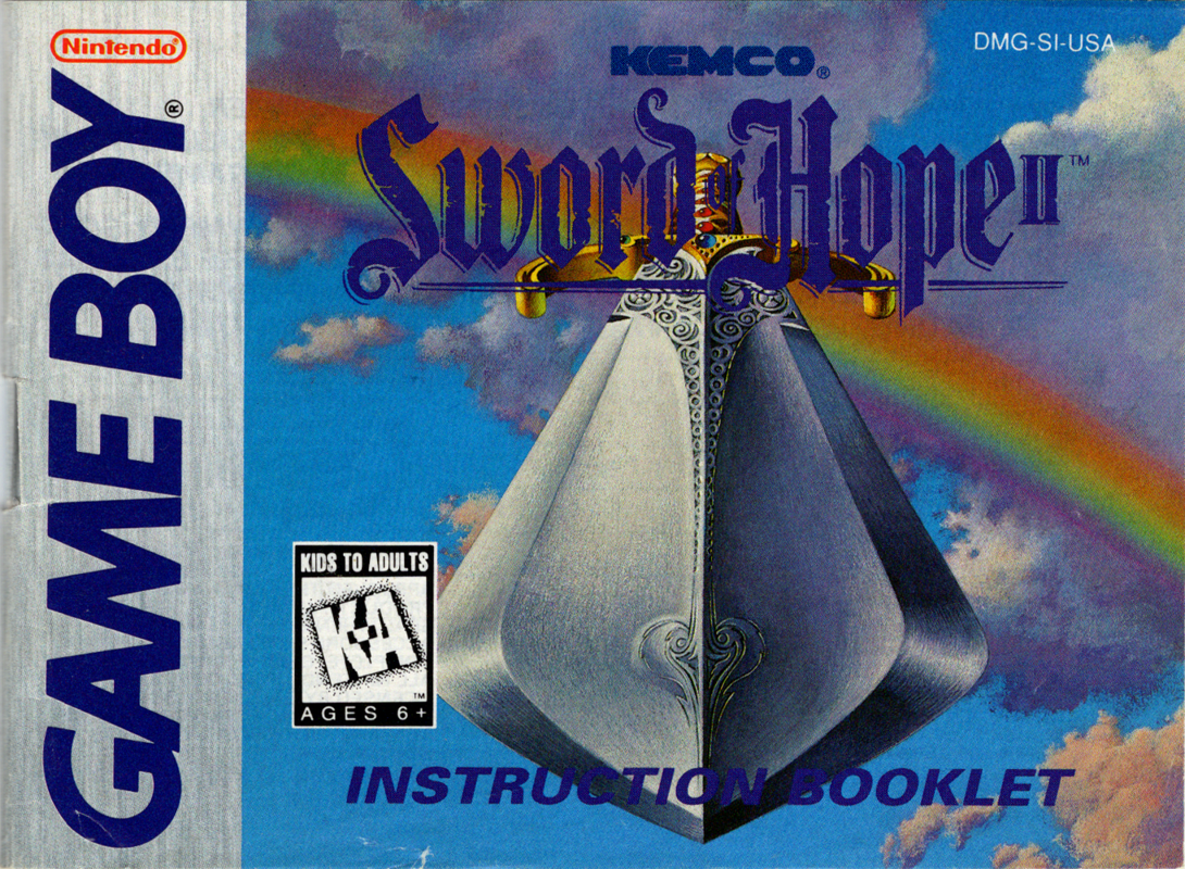 Sword of Hope II cover or packaging material - MobyGames
