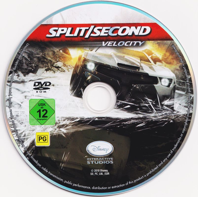 Split/Second cover or packaging material - MobyGames