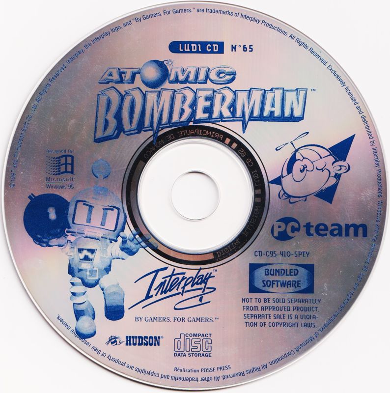 Atomic Bomberman cover or packaging material - MobyGames