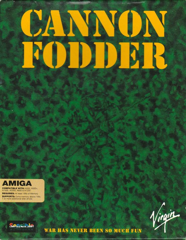Cannon Fodder cover or packaging material - MobyGames