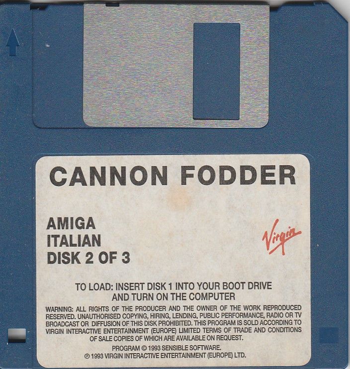 Cannon Fodder cover or packaging material - MobyGames