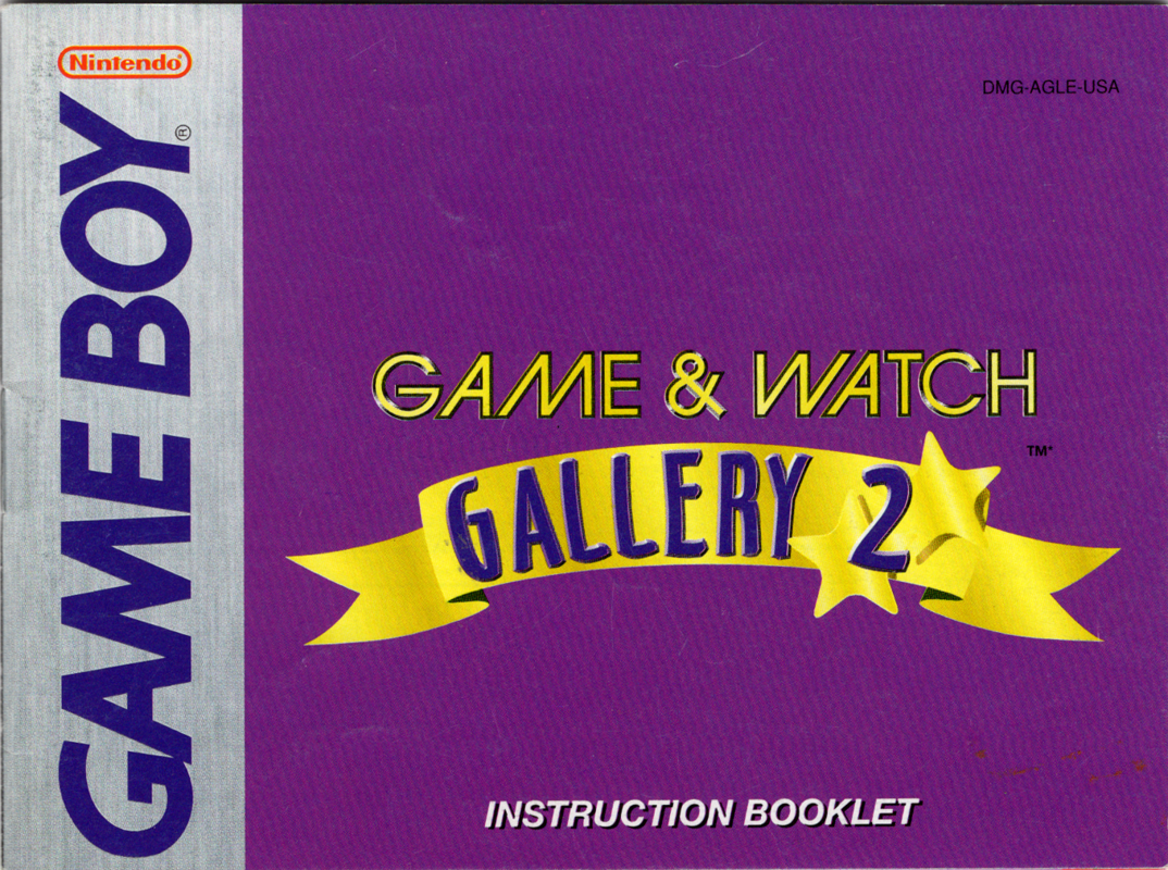Game & Watch Gallery 2 cover or packaging material - MobyGames