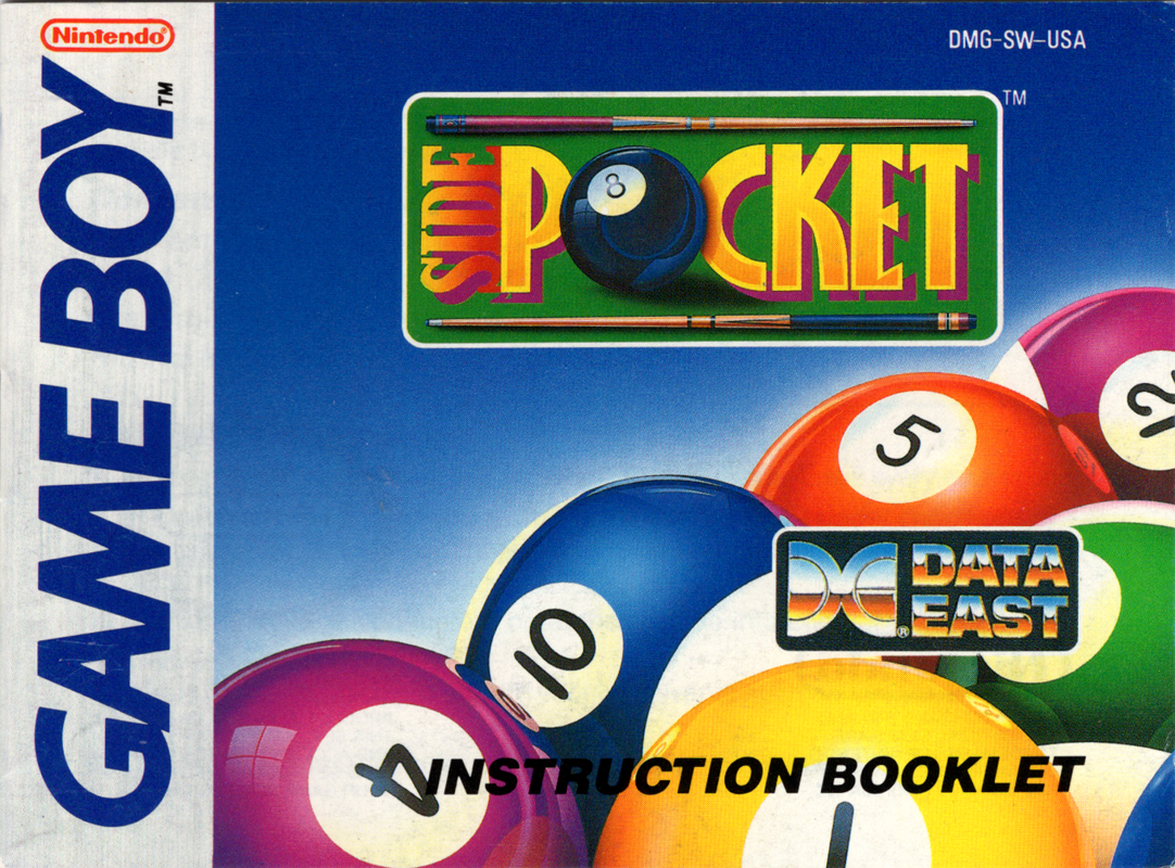 Side Pocket cover or packaging material - MobyGames