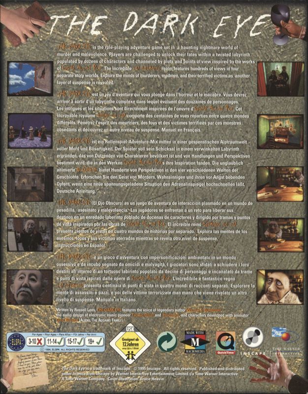 The Dark Eye cover or packaging material - MobyGames