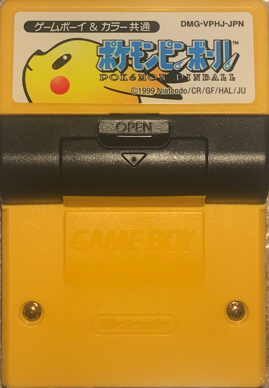 Pokémon Pinball cover or packaging material - MobyGames