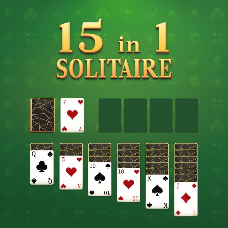 15 in 1 Solitaire cover or packaging material - MobyGames