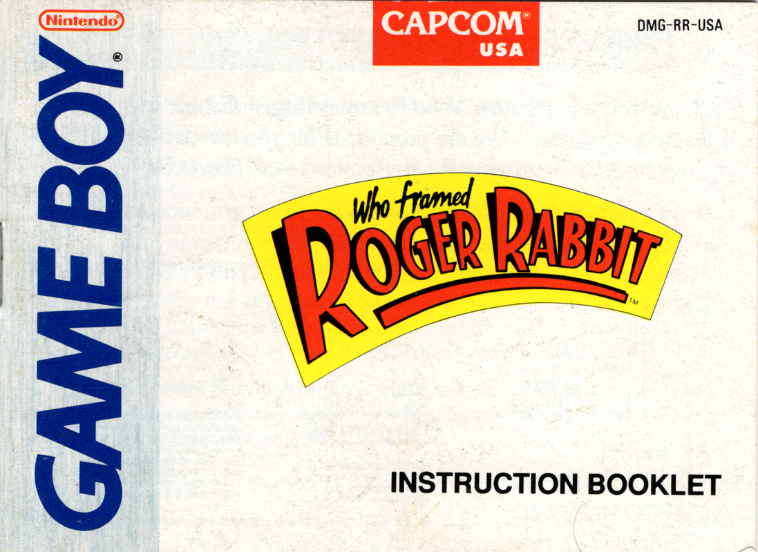 Who Framed Roger Rabbit cover or packaging material - MobyGames