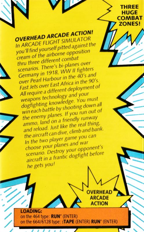 Arcade Flight Simulator cover or packaging material - MobyGames