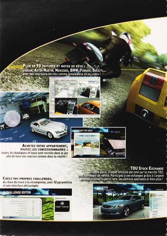 Test Drive Unlimited cover or packaging material - MobyGames