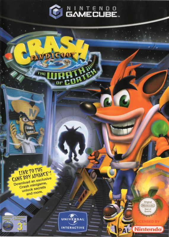 Crash Bandicoot: The Wrath of Cortex cover or packaging material ...
