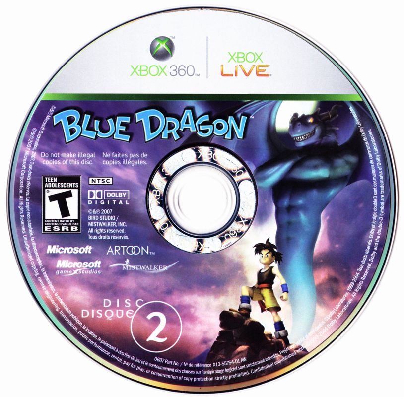 Blue Dragon cover or packaging material - MobyGames