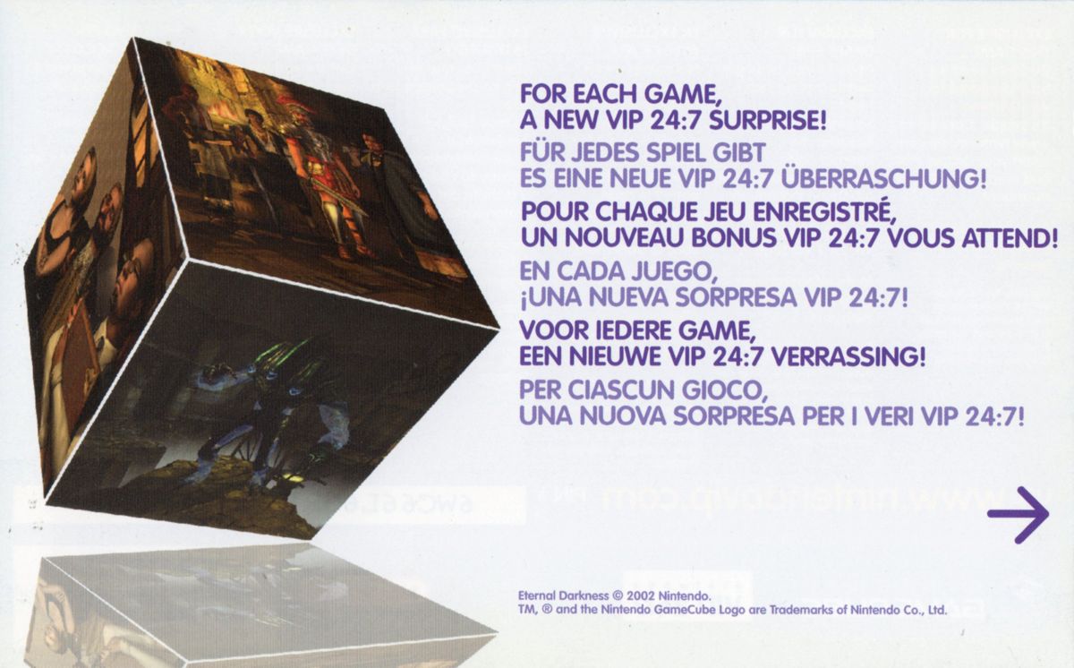 Eternal Darkness: Sanity's Requiem cover or packaging material - MobyGames