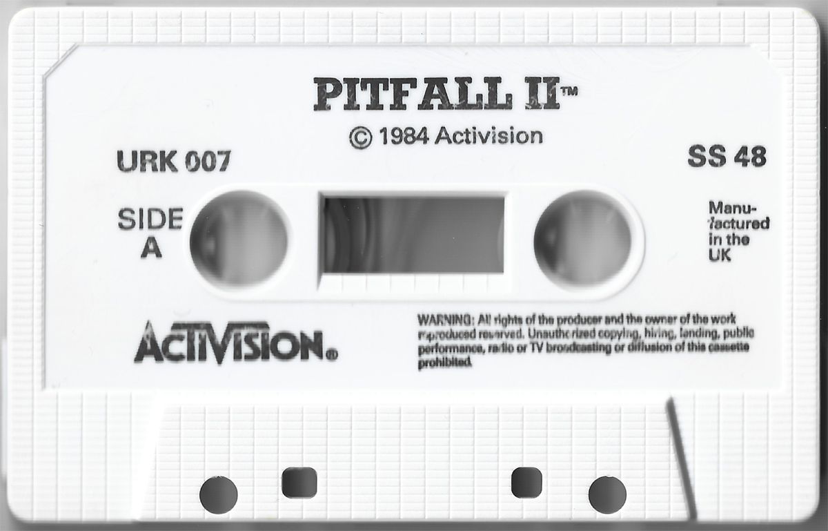 Pitfall II: Lost Caverns cover or packaging material - MobyGames