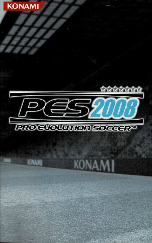 PES 2008: Pro Evolution Soccer cover or packaging material - MobyGames