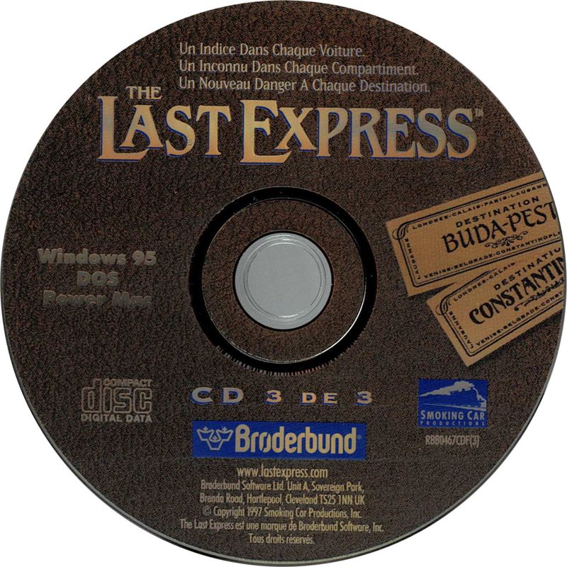 The Last Express cover or packaging material - MobyGames