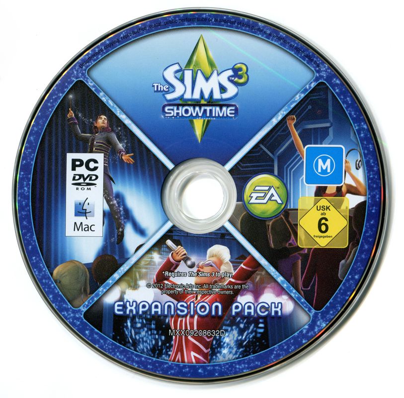 The Sims 3: Showtime (Limited Edition) cover or packaging material ...