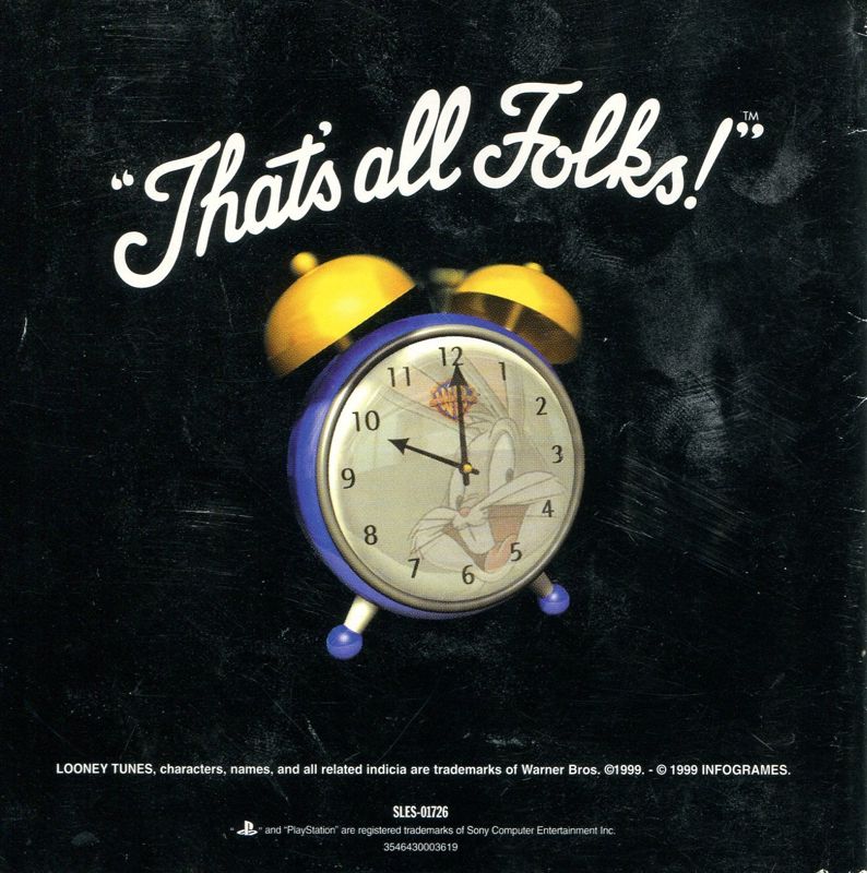 Bugs Bunny: Lost in Time cover or packaging material - MobyGames