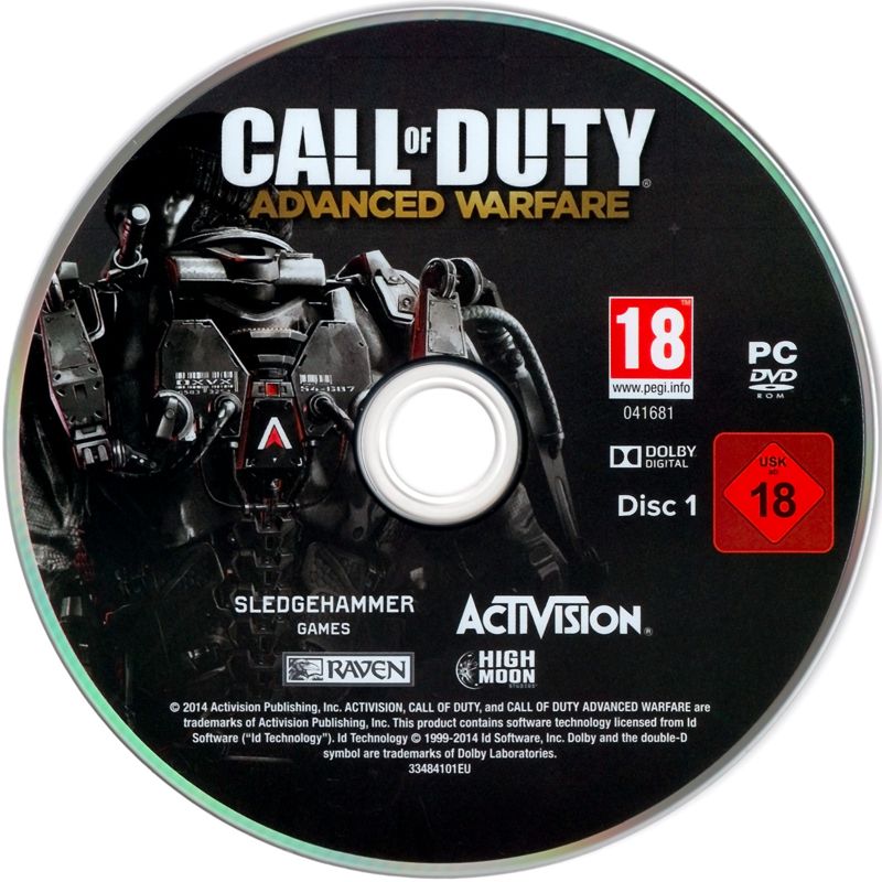 Call of Duty: Advanced Warfare cover or packaging material - MobyGames