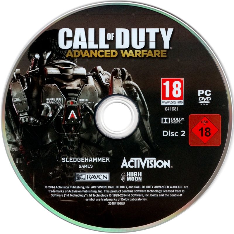 Call of Duty: Advanced Warfare cover or packaging material - MobyGames