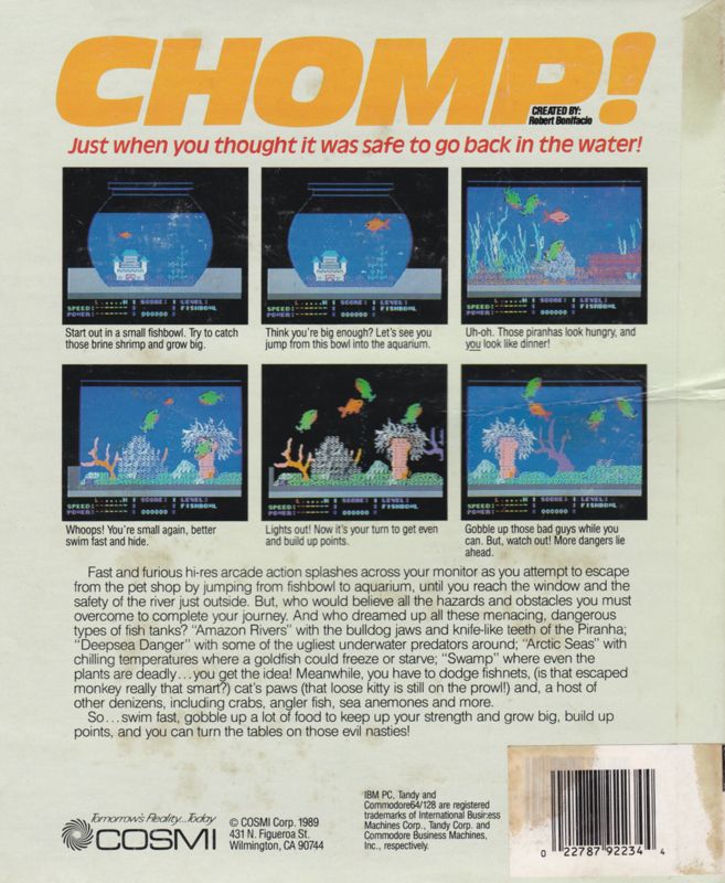 Chomp! cover or packaging material - MobyGames