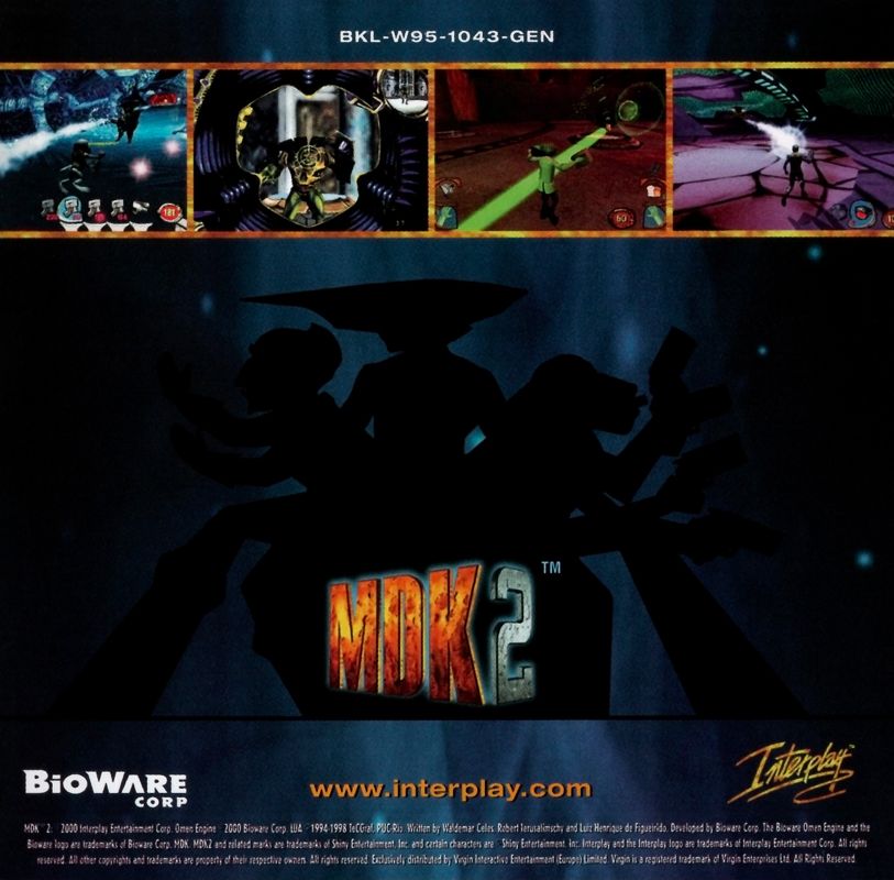 MDK 2 cover or packaging material - MobyGames
