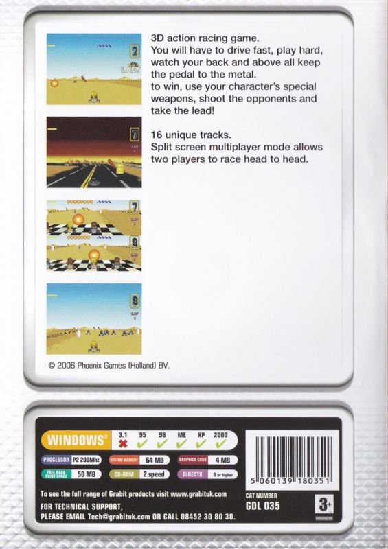 Kart Race cover or packaging material - MobyGames