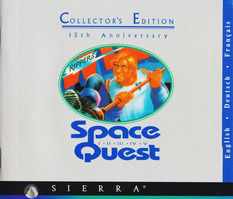 Space Quest: Collector's Edition cover or packaging material - MobyGames