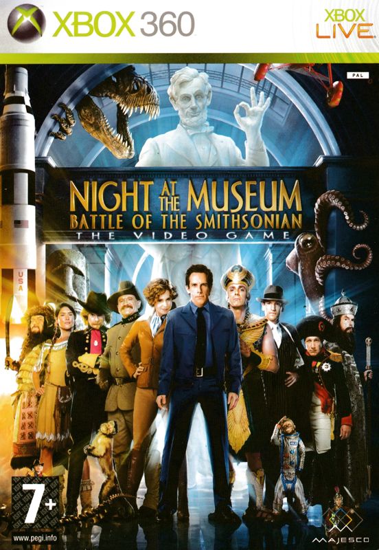 Night at the Museum: Battle of the Smithsonian - The Video Game cover ...