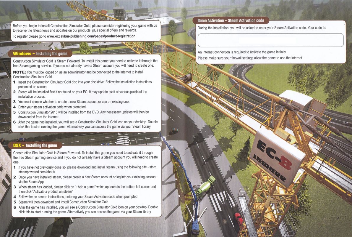 Construction Simulator: Gold Edition cover or packaging material ...