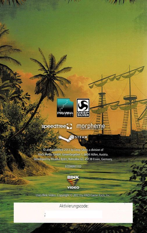 Risen 2: Dark Waters - Gold Edition cover or packaging material - MobyGames