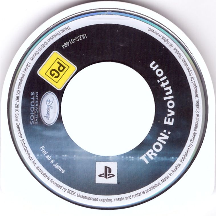 Tron: Evolution - The Video Game cover or packaging material - MobyGames