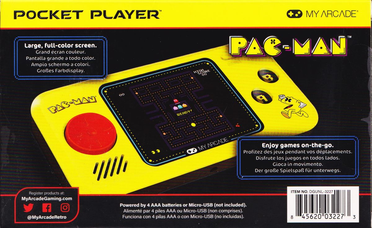 Pac-Man: Pocket Player cover or packaging material - MobyGames