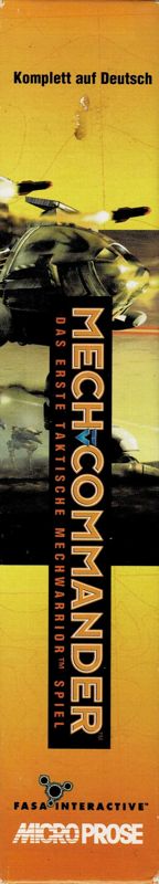 Mech Commander cover or packaging material - MobyGames