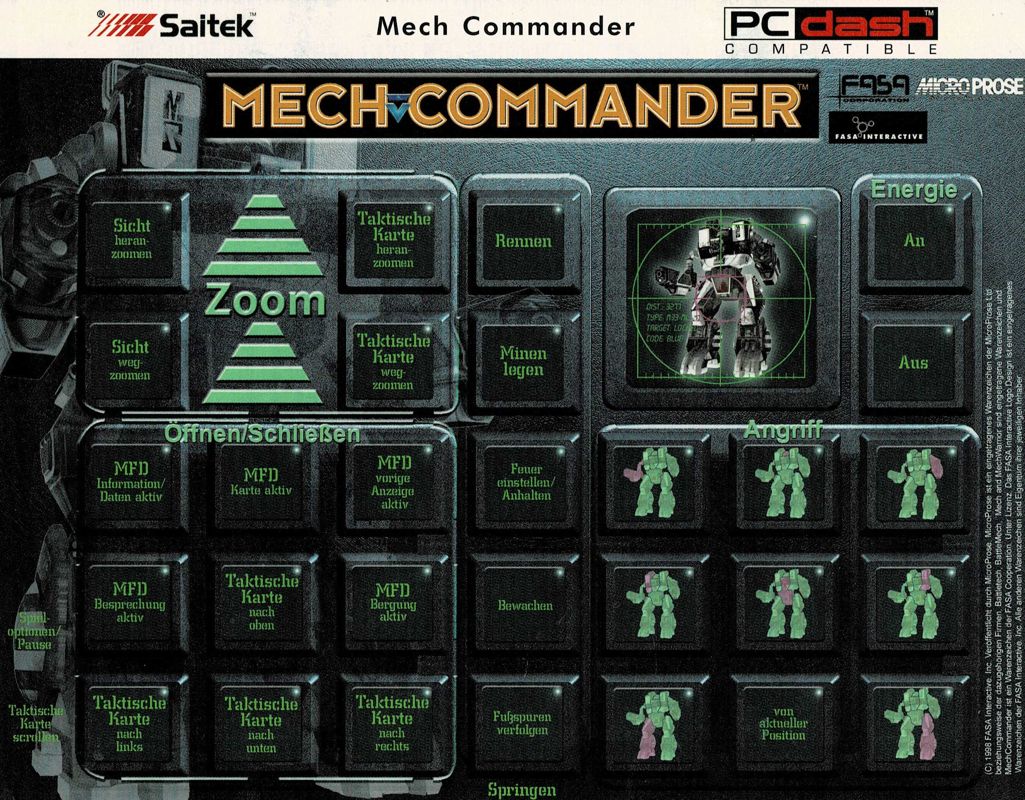 Mech Commander cover or packaging material - MobyGames