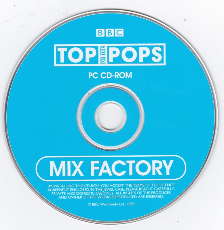Top of the Pops: Mix Factory cover or packaging material - MobyGames