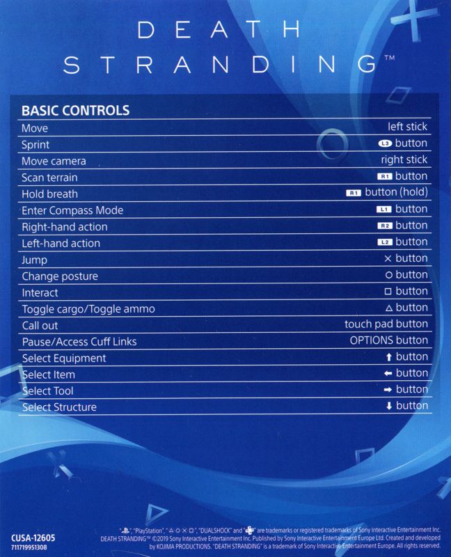 Death Stranding cover or packaging material - MobyGames