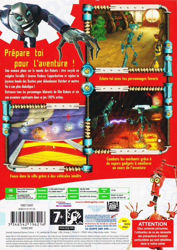 Robots cover or packaging material - MobyGames