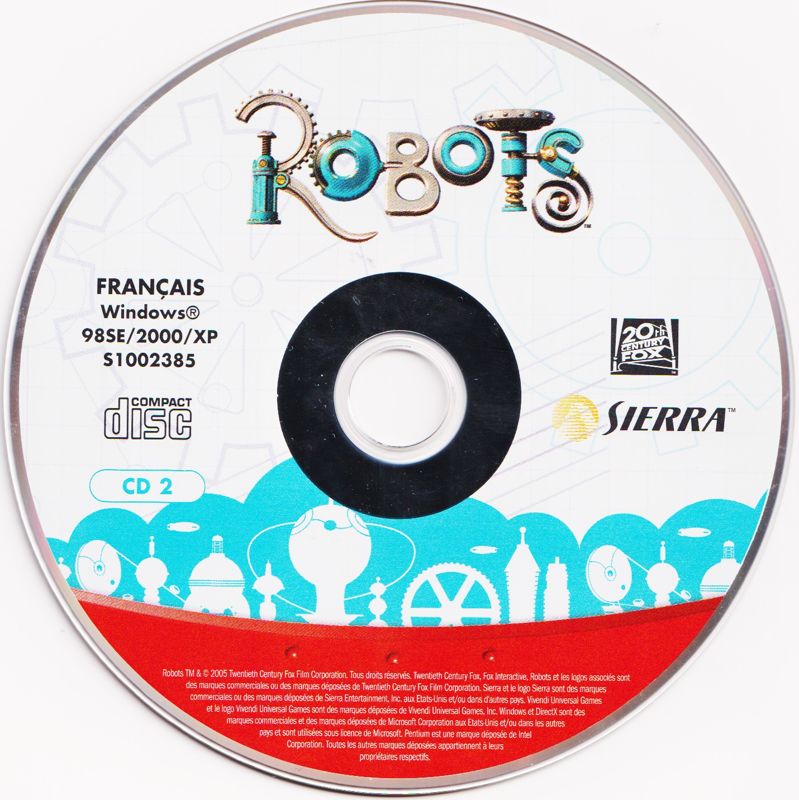 Robots cover or packaging material - MobyGames