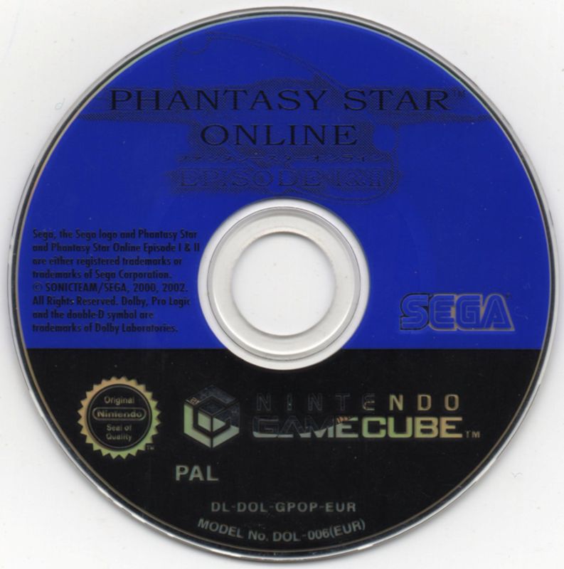 Phantasy Star Online: Episode I & II cover or packaging material ...