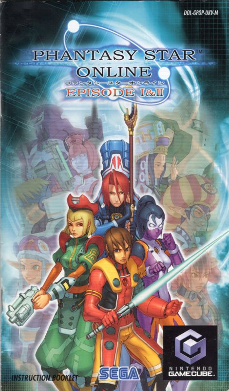 Phantasy Star Online: Episode I & II cover or packaging material - MobyGames