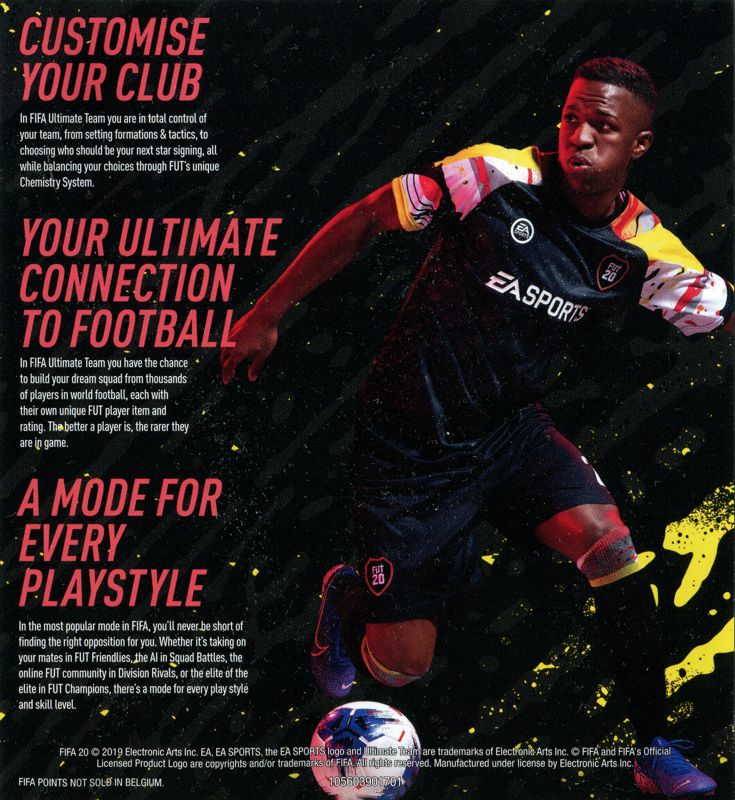 FIFA 20 cover or packaging material - MobyGames