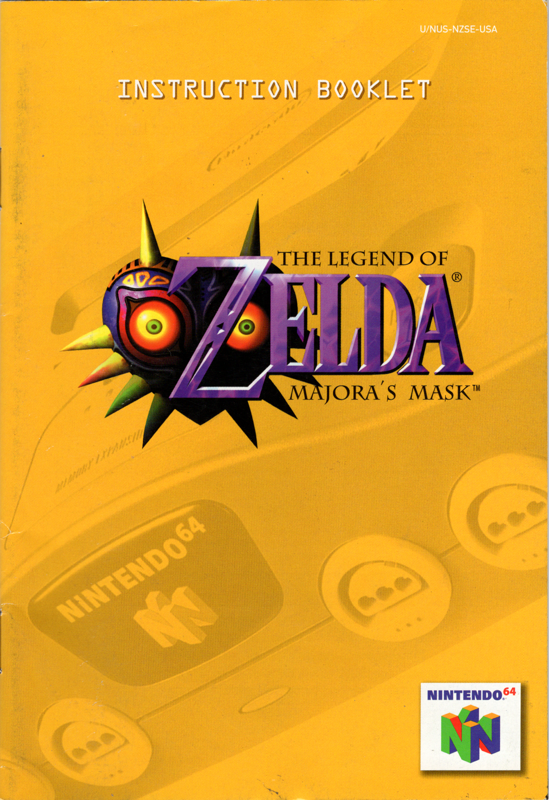 The Legend of Zelda: Majora's Mask cover or packaging material - MobyGames