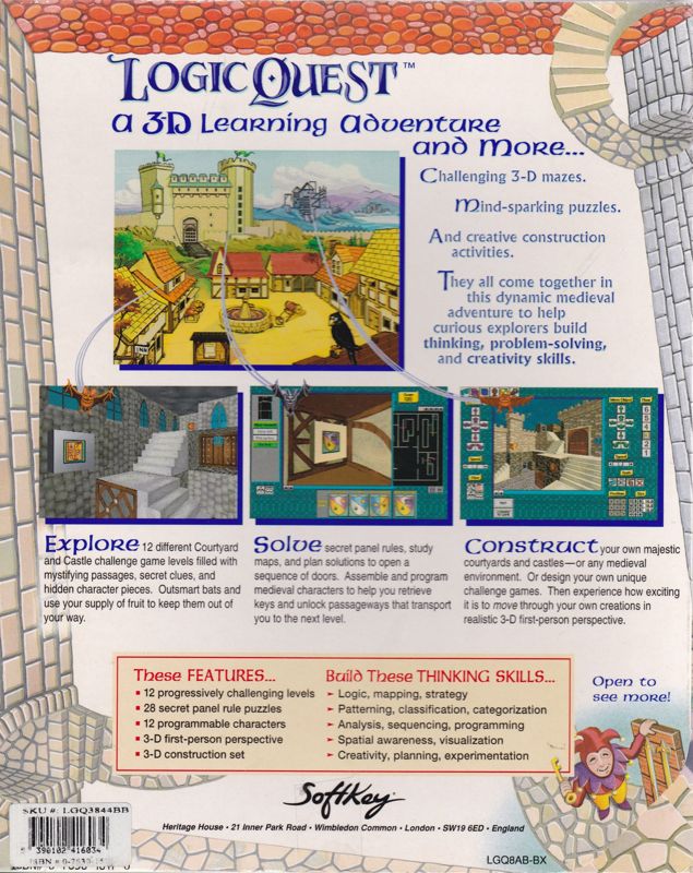 Logic Quest 3D Adventure cover or packaging material - MobyGames