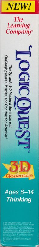 Logic Quest 3D Adventure cover or packaging material - MobyGames