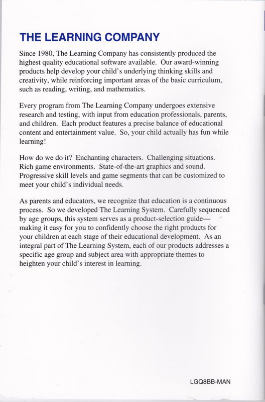 Logic Quest 3D Adventure cover or packaging material - MobyGames