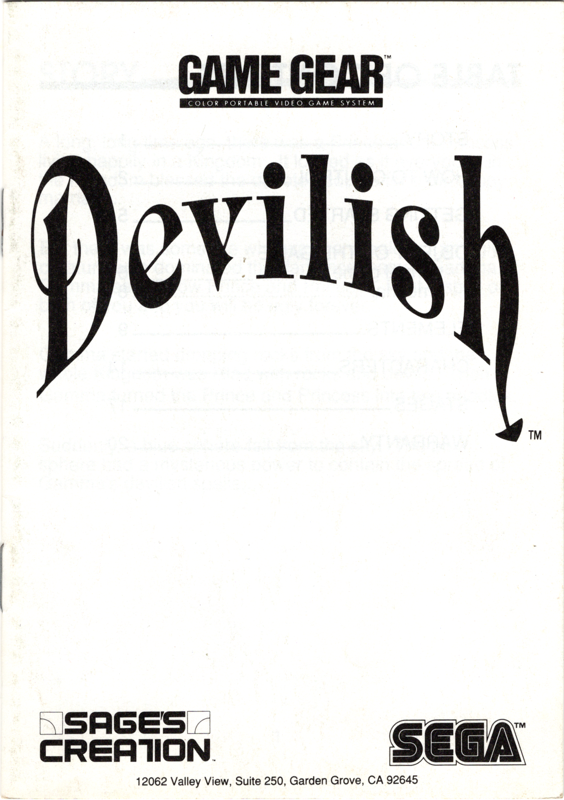 Devilish cover or packaging material - MobyGames
